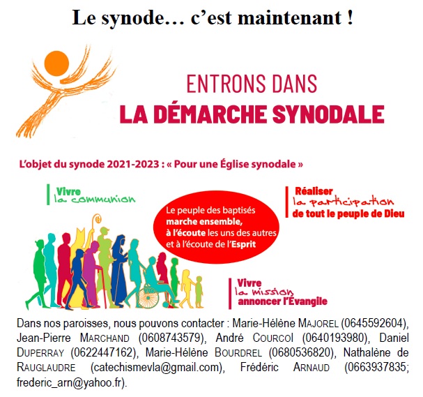 Ouverture du Synode 2021 – 2023 : thèmes abordés et méthode – Ensemble ...